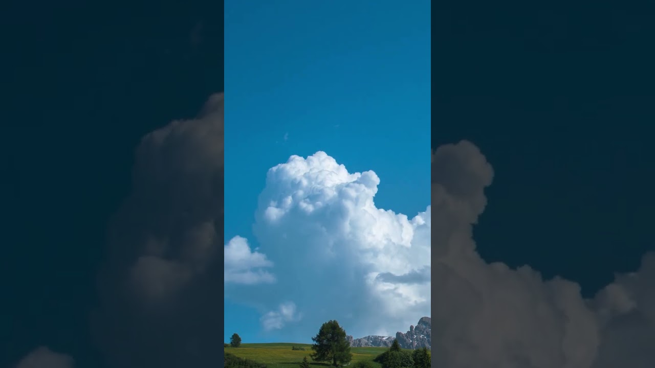 Thundercloud timelapse (Tower-cumulus and cumulonimbus formation)