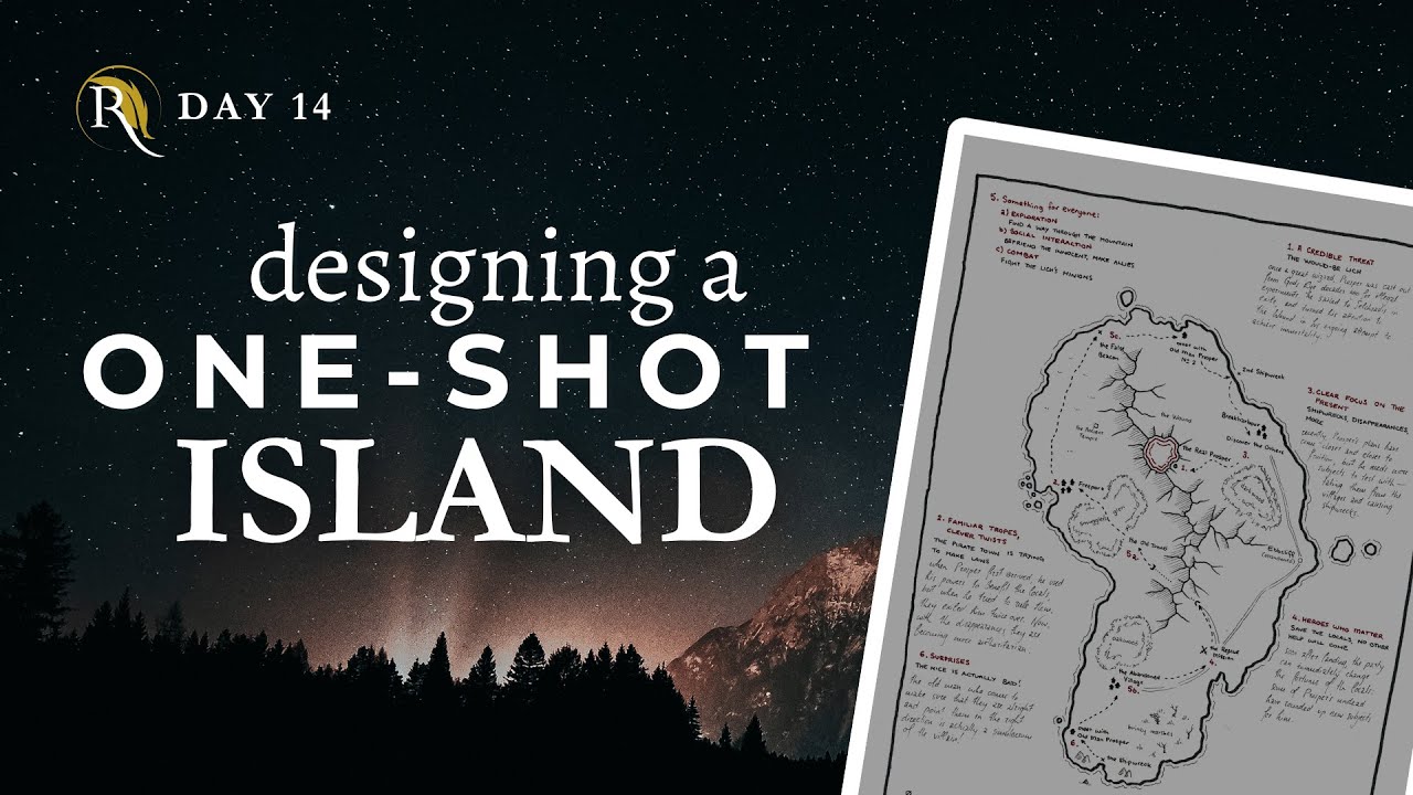 How to Design a One-Shot Island Map! (Day #14)