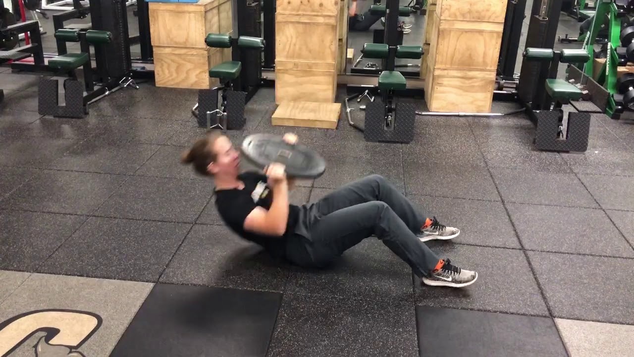 Plate Sit-up to Press