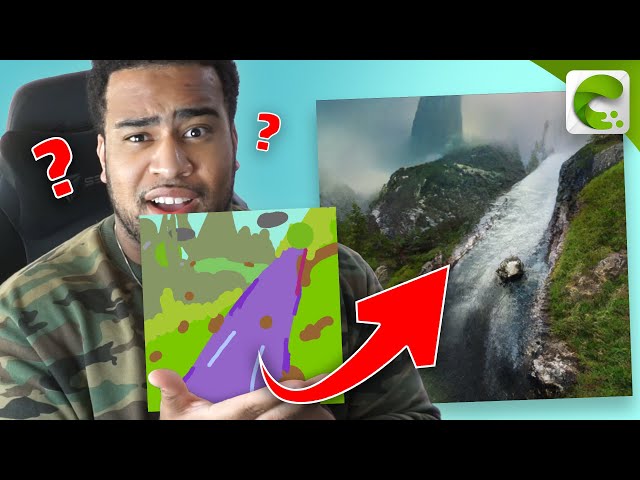 How to set up and create realistic art using Nvidia Canvas?