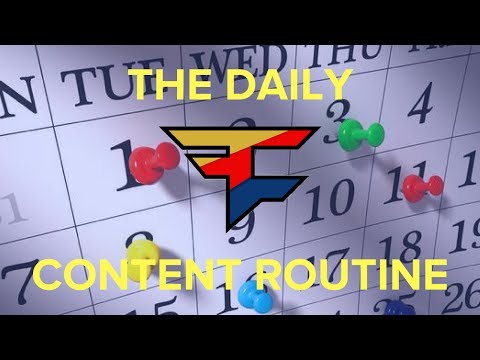 FaZe Apex's Daily Content Routine