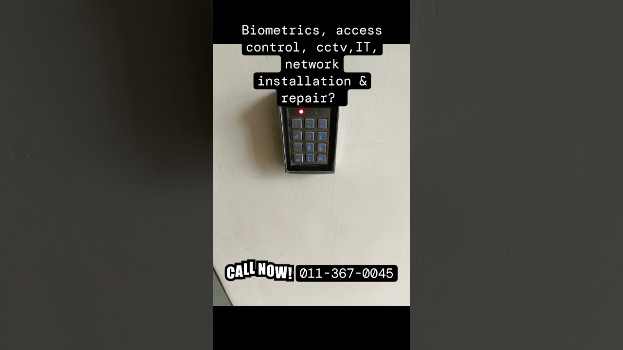 Biometrics cctv and network installation in kenya