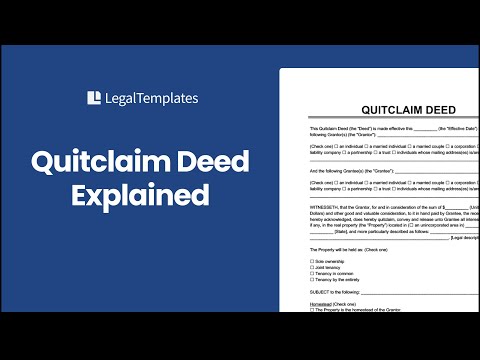 How to write a Quitclaim Deed in 2023