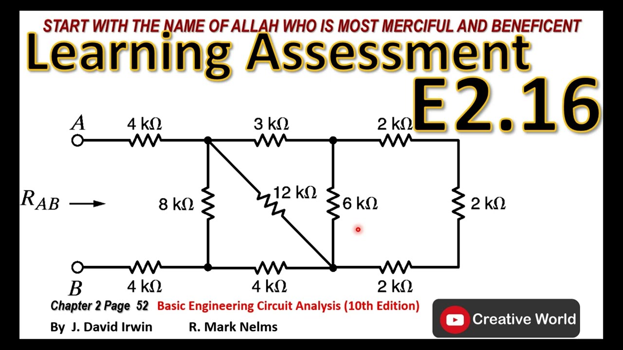 Chapter 2 Learning Assessment E 2.16 solution | Linear Circuit Analysis