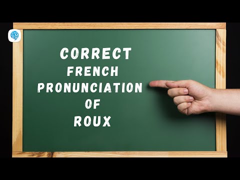 How to pronounce 'roux' (ginger) in French? | French Pronunciation