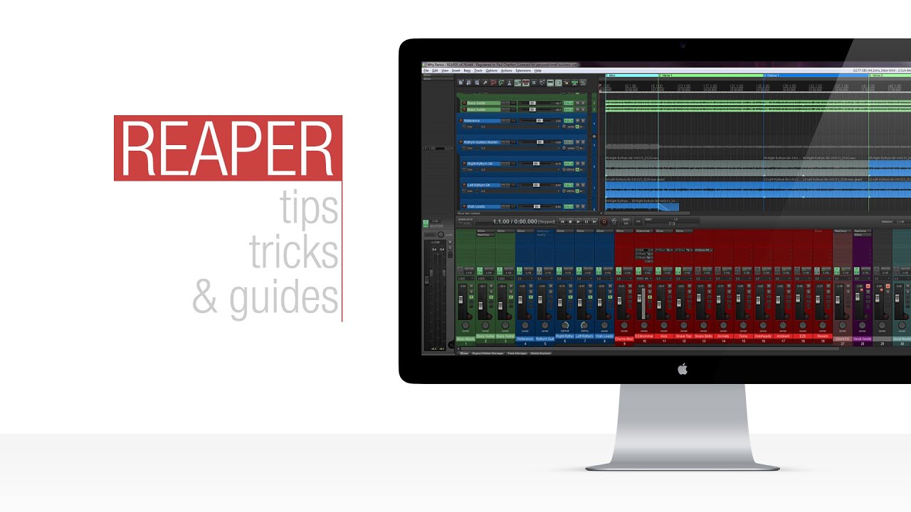 Reaper Tutorial: Creating Track Templates