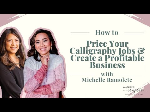 How to Price Your Calligraphy Jobs & Create a Profitable Business