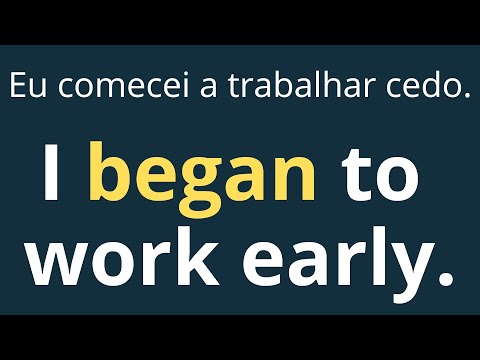 200 FRASES EM INGLÊS COM VERBOS IRREGULARES (NO PASSADO) - INICIANTES