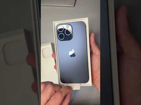 Unboxing Apple iPhone 15 Pro Max 256GB Blue Titanium