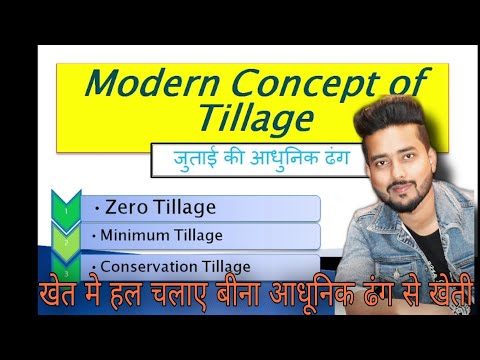 TILLAGE | Modern concept of tillage | Zero tillage | Minimum tillage | Conservation tillage |