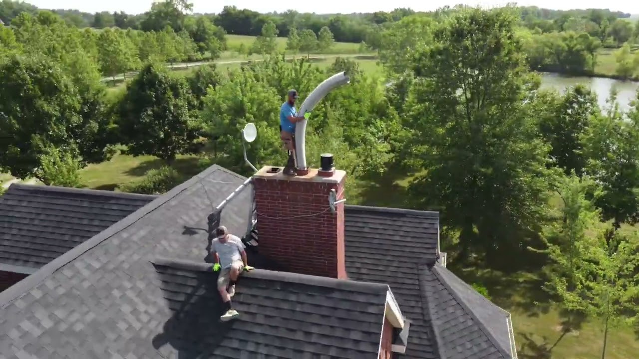 Chimney liner installation