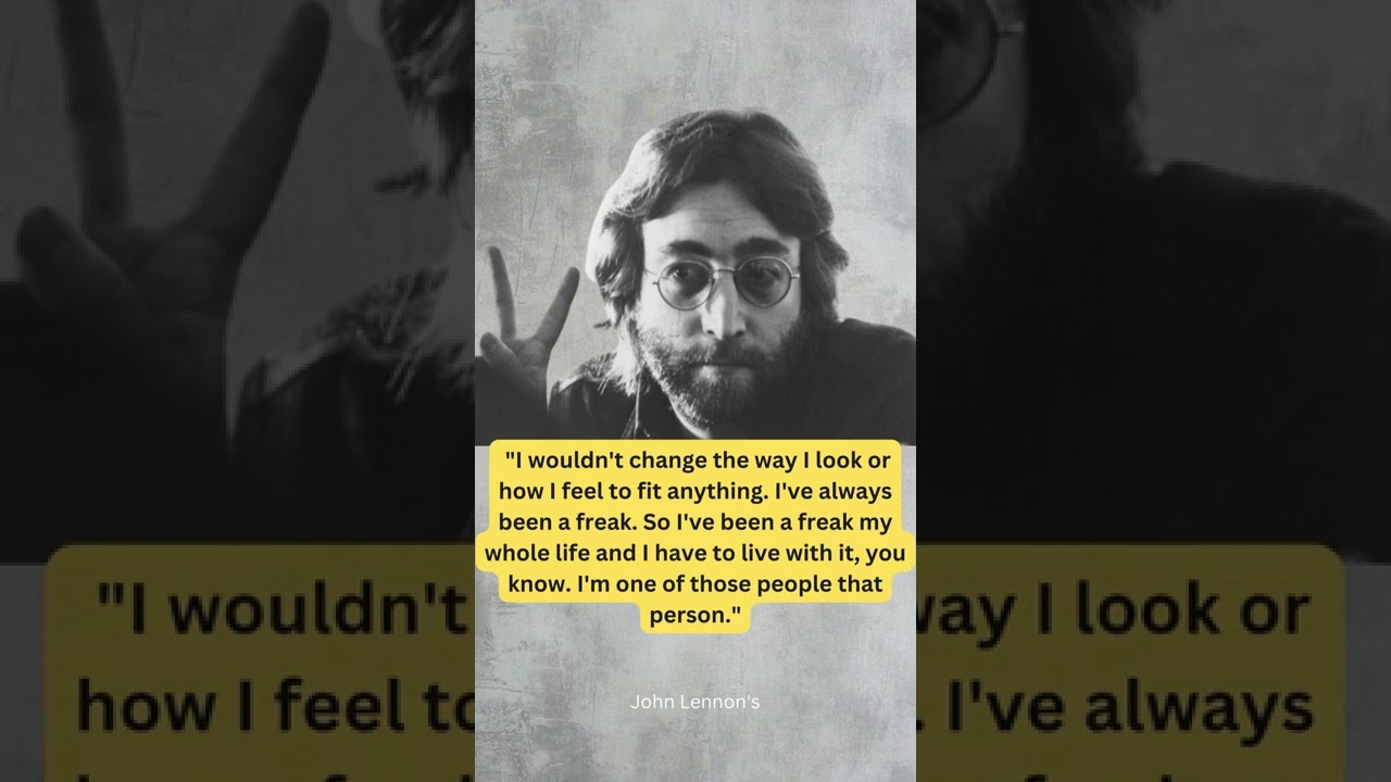 John Lennon's Words of Wisdom on Love and Life