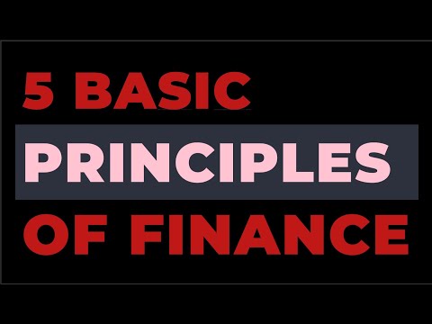 5 principles of finance