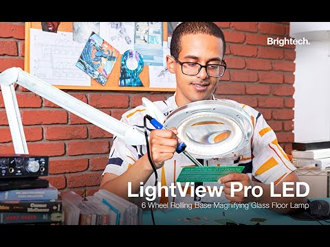 Review Brightech LightView Pro Dimmable LED Magnifier Lamp