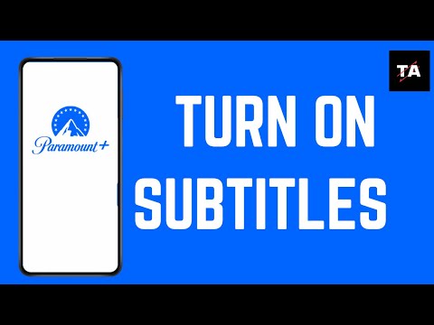 HOW TO TURN ON SUBTITLES ON PARAMOUNT PLUS!