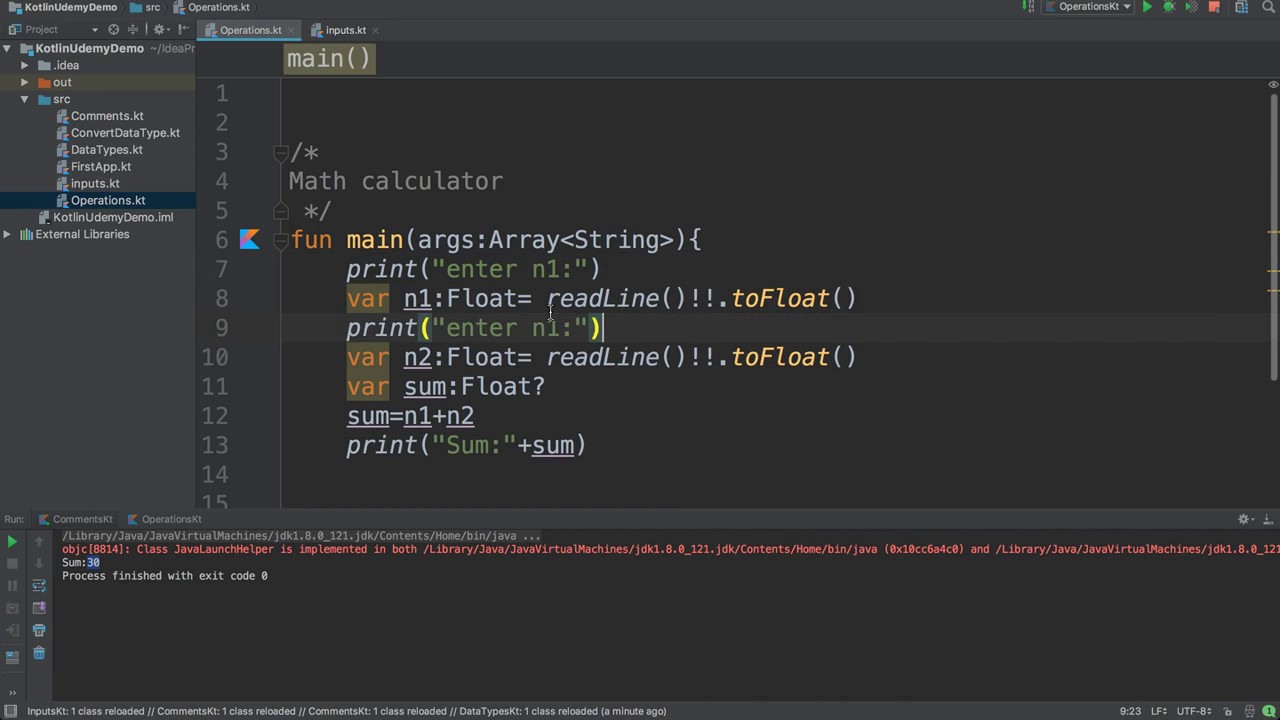 11-Kotlin for Beginners: Math operations
