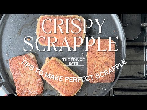 No Flour Crispy Scrapple | Easy | The Prince Eats