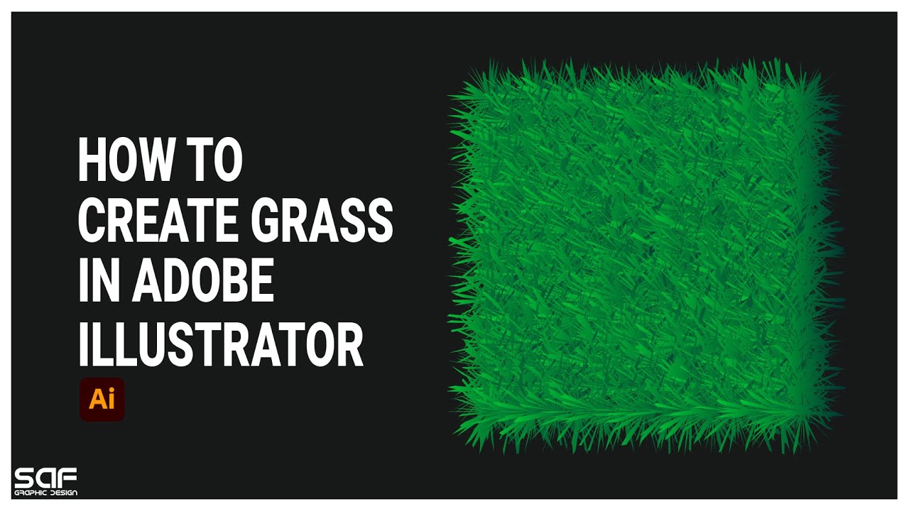 How to Create Grass in adobe Illustrator
