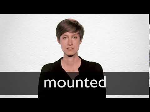 MOUNTED definition in American English | Collins English Dictionary