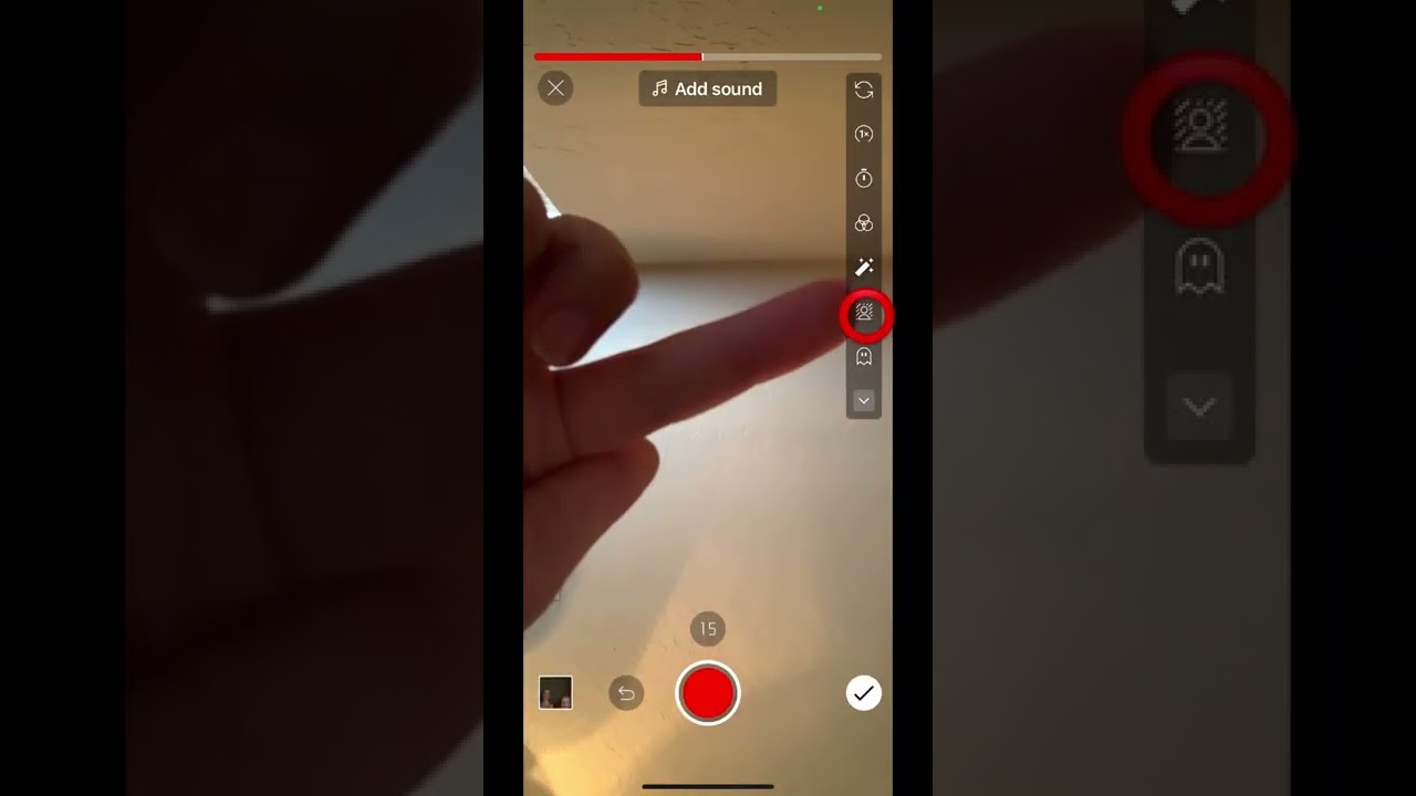 How to do the green screen on YouTube shorts