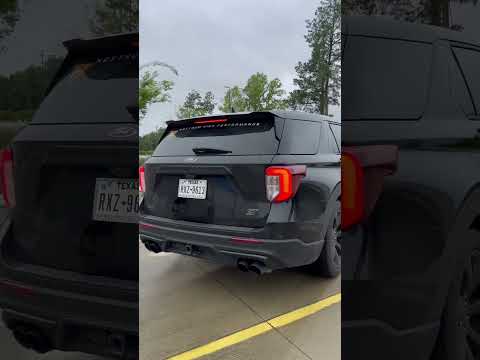 Explorer ST Exhaust note is WILD.👀 #ExplorerST #Ford #Boost #ecoboost #suv #fordperformance #turbo
