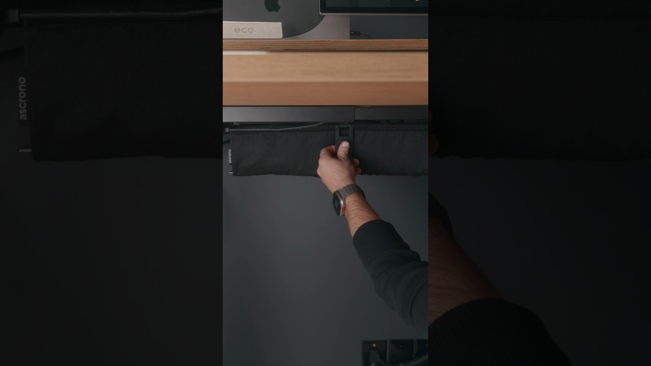 The perfect cable management solution, @ascrono’s CableCare Tray #cablemanagement #desksetup #tech