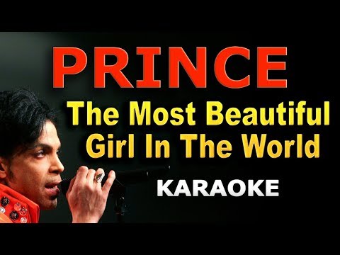 Prince - The Most Beautiful Girl In The World LYRICS Karaoke