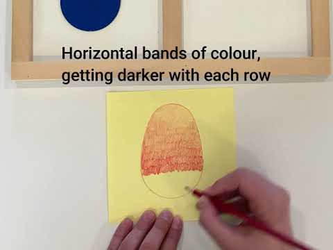 PRESESNTATION 8: 1 INSET, 1 COLOUR, GRADED for ages 4 and above MONTESSORI METAL INSETS