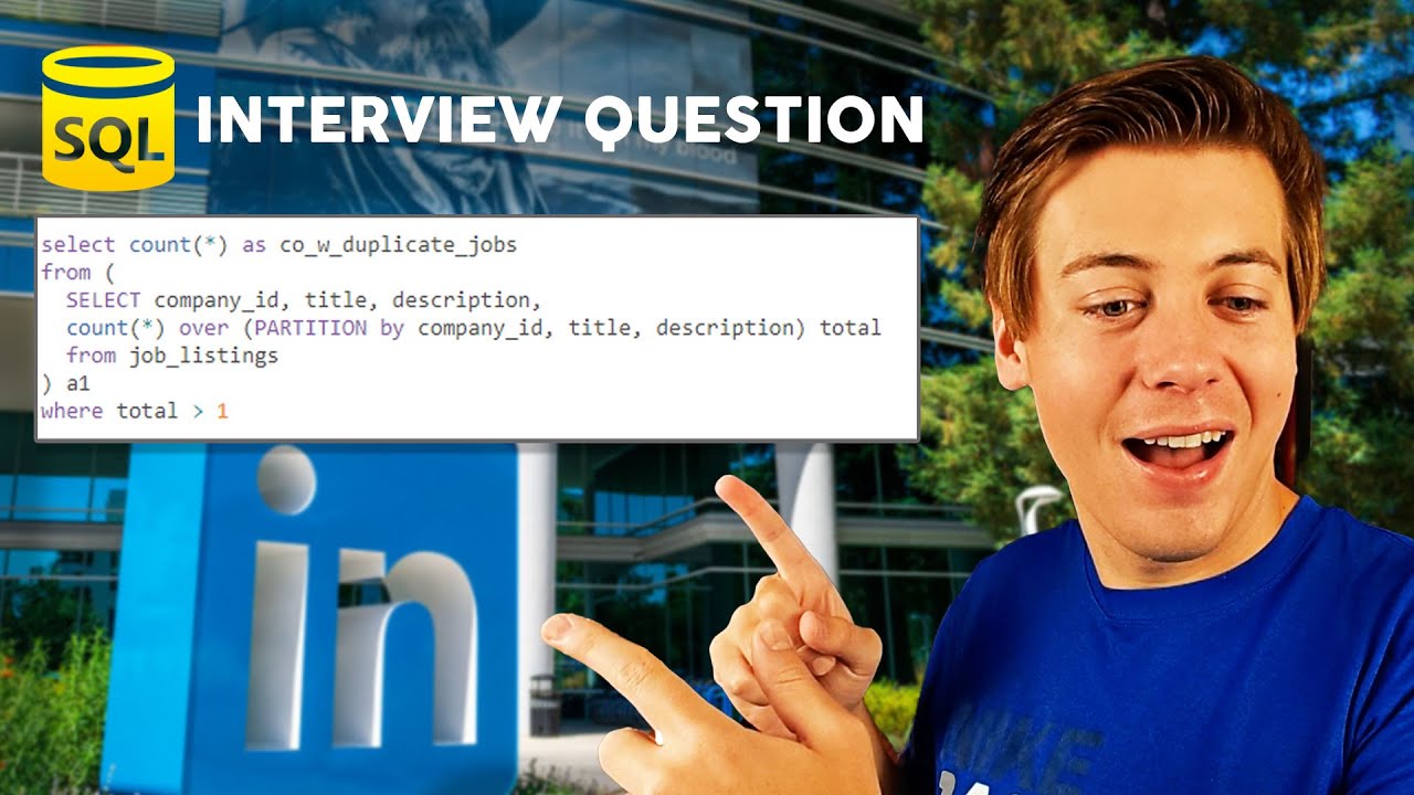 Solving REAL Linkedin SQL Interview Questions