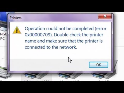 How to Fix cannot Set Default Printer With Error : 0x00000709