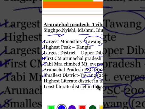Arunachal pardesh gk check out full video #arunachalpradesh #appsc #shorts