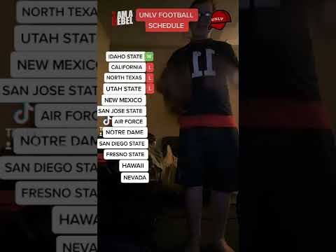 UNLV FOOTBALL SCHEDULE (TOP COMMENT IS THE NEXT TEAM)