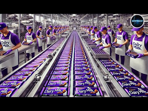 How are Millions of Cadbury Dairy Milk Bar Made In The Factory?