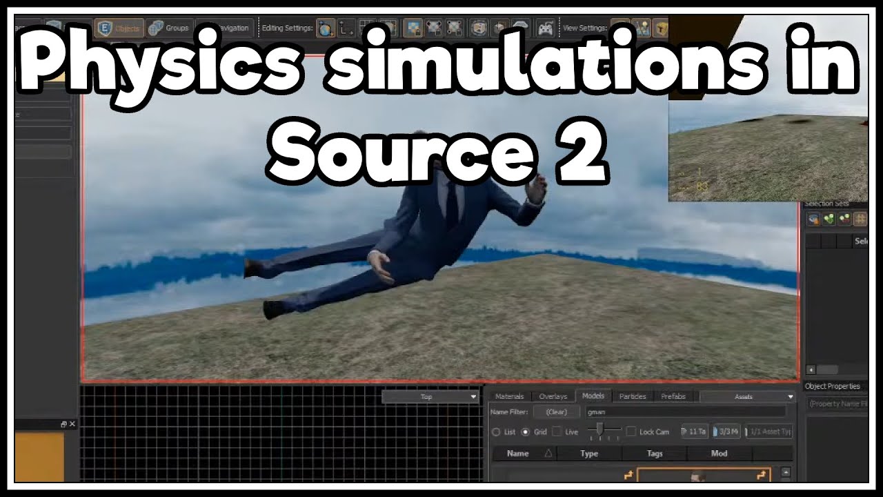 Physics simulations in Source 2 Hammer Editor