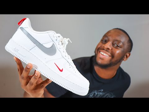 Air Force 1 White Silver University Red On Foot Sneaker Review QuickSchopes 263 Schopes DO6709 100