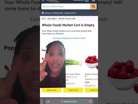 HOW TO USE WHOLE FOODS PRIME CODE WHEN SHOPPING IN PERSON 🛒 GET YOUR SWEETIE SOME ROSES $10OFF