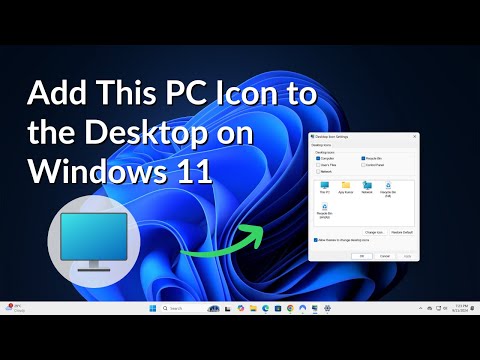 How to Add the This PC Icon to the Desktop on Windows 11