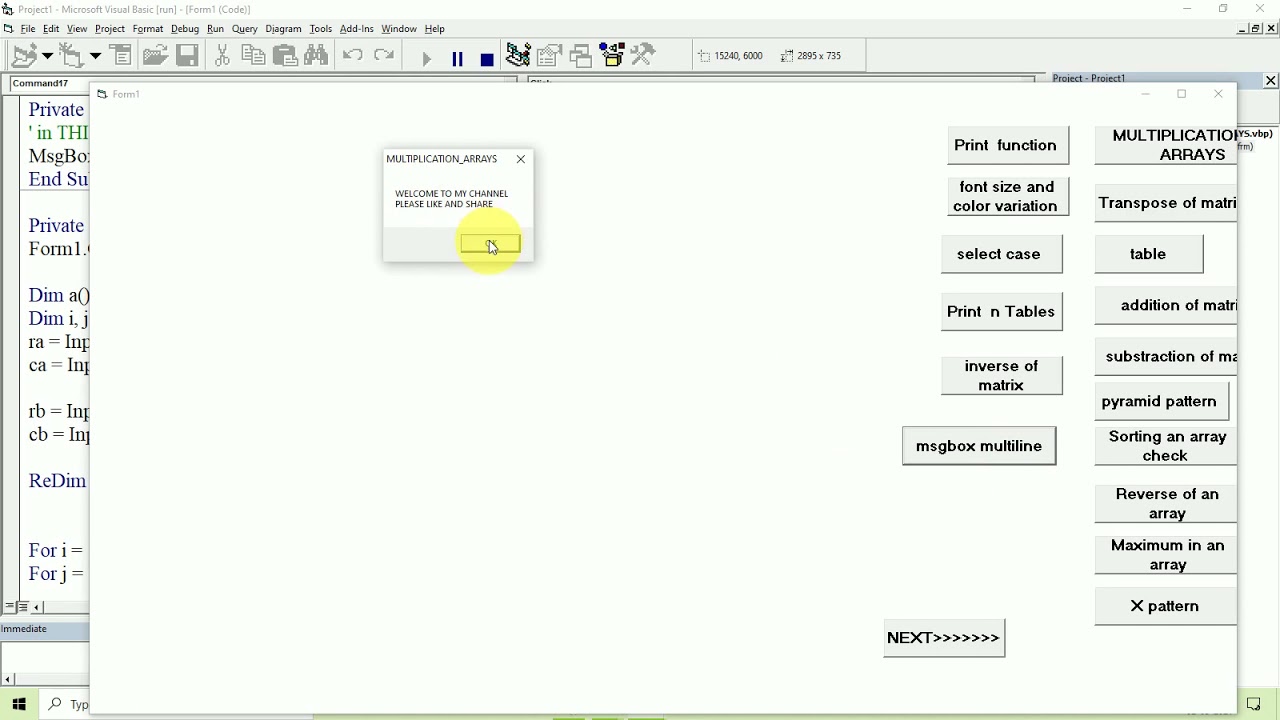 msgbox (multiple lines ) in VB