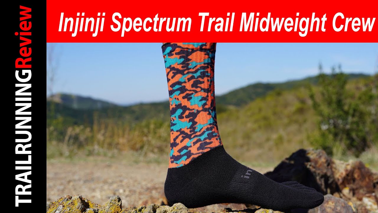 Injinji Spectrum Trail Midweight Crew Review - Diseñados para evitar rozaduras en los dedos.