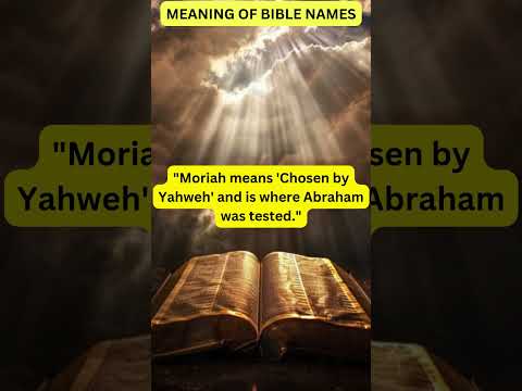 Meaning of Bible Names 24