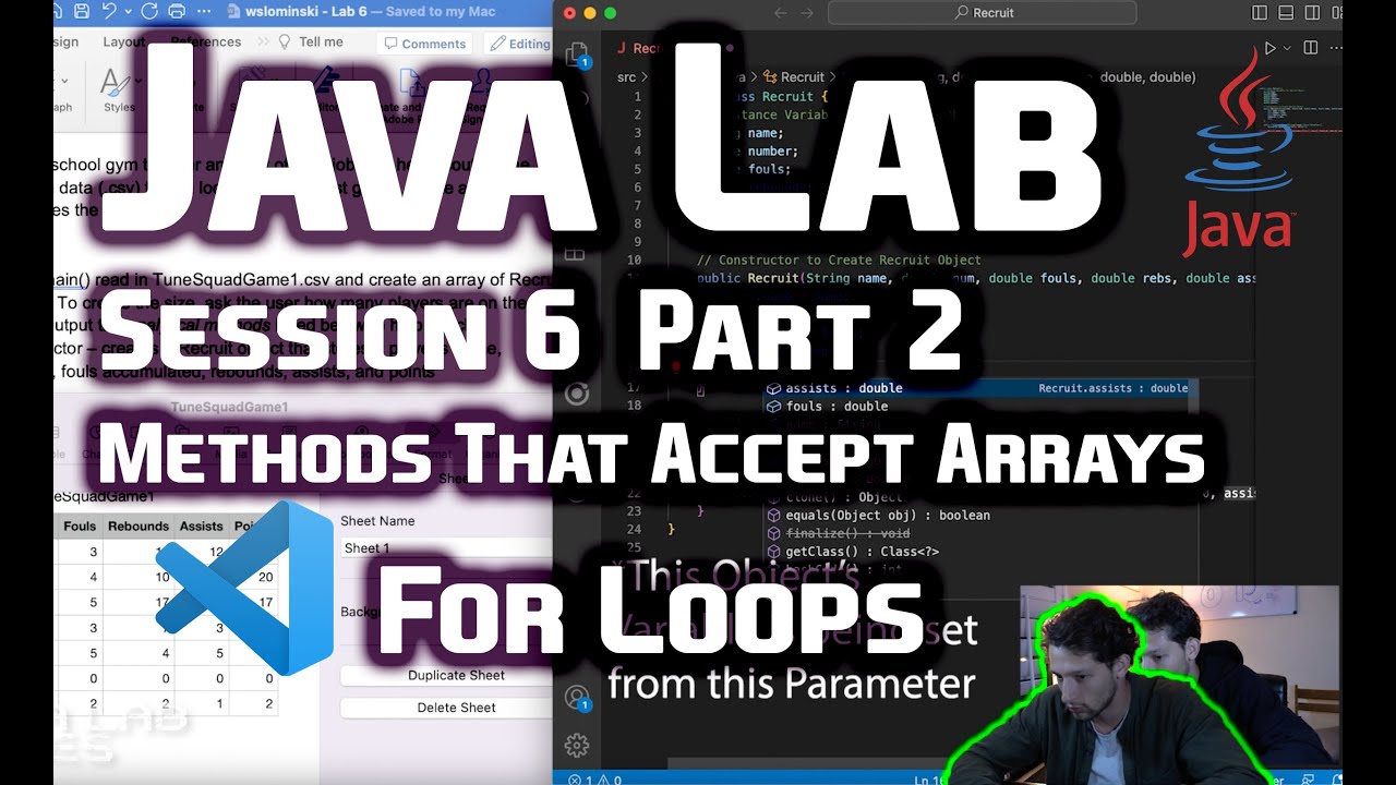 Java Lab 6 Part 2 - Methods that accept Arrays - Returning Arrays - Getter Methods