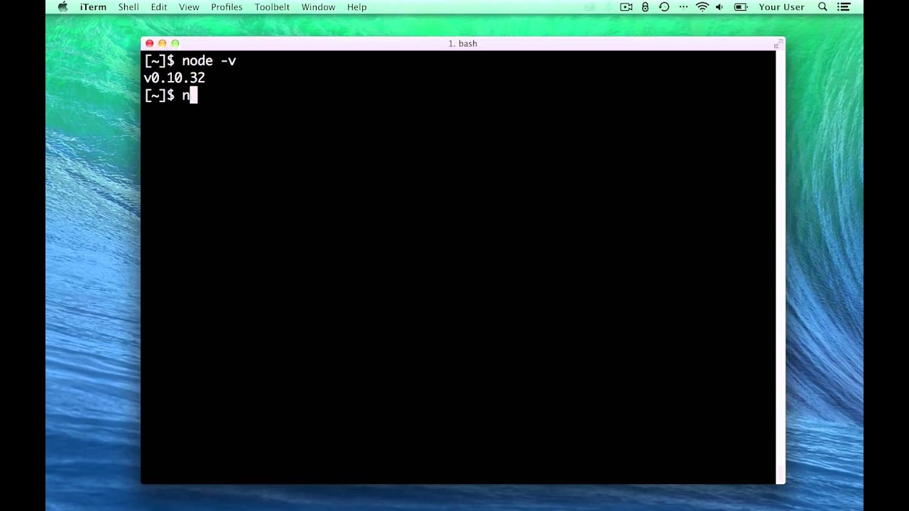Installing Node.js and updating npm (Mac/Unix)