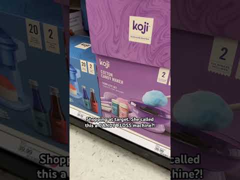 she called this a CANDY FLOSS machine?! #southafricanaccent #southafricanyoutuber #accentchallenge
