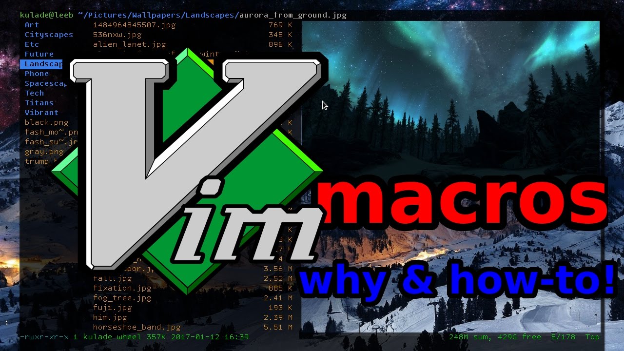 vim Macros: Why and How-To!