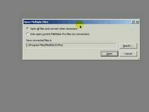 Converting MediStic to updated FileMaker Pro version