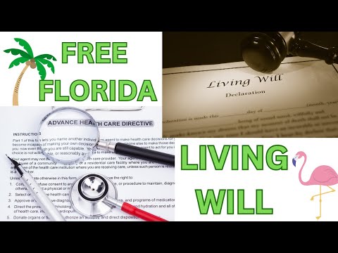 Free Florida Living Will (Advance Directives) Forms!