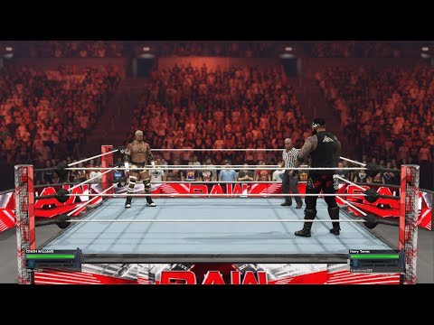 WWE 2K24 AIW dark match The Bigman Harry Torres vs Crash Williams