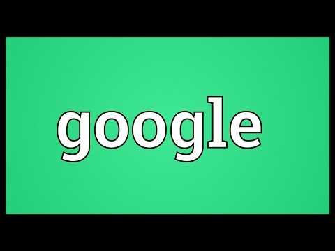 Google Meaning