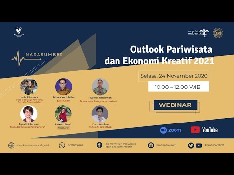 Webinar: Outlook Pariwisata dan Ekonomi Kreatif 2021
