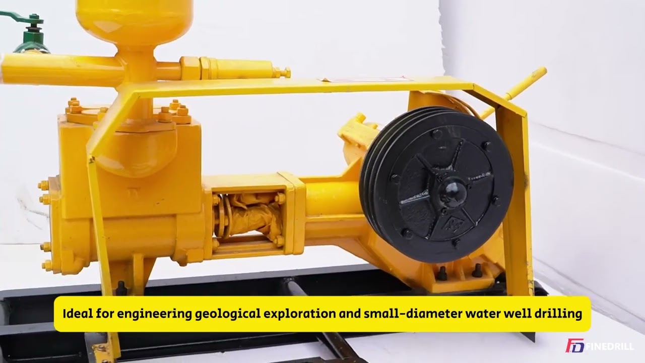 BW160 Mud Pump: Reliable & Portable Drilling Companion for Exploration! 🚀⛏️#FineDrill